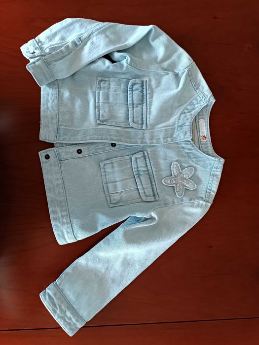 Blusão ganga menina Zara 2-3 anos (98 cm) Torres Vedras (São Pedro, Santiago, Santa Maria Do ...