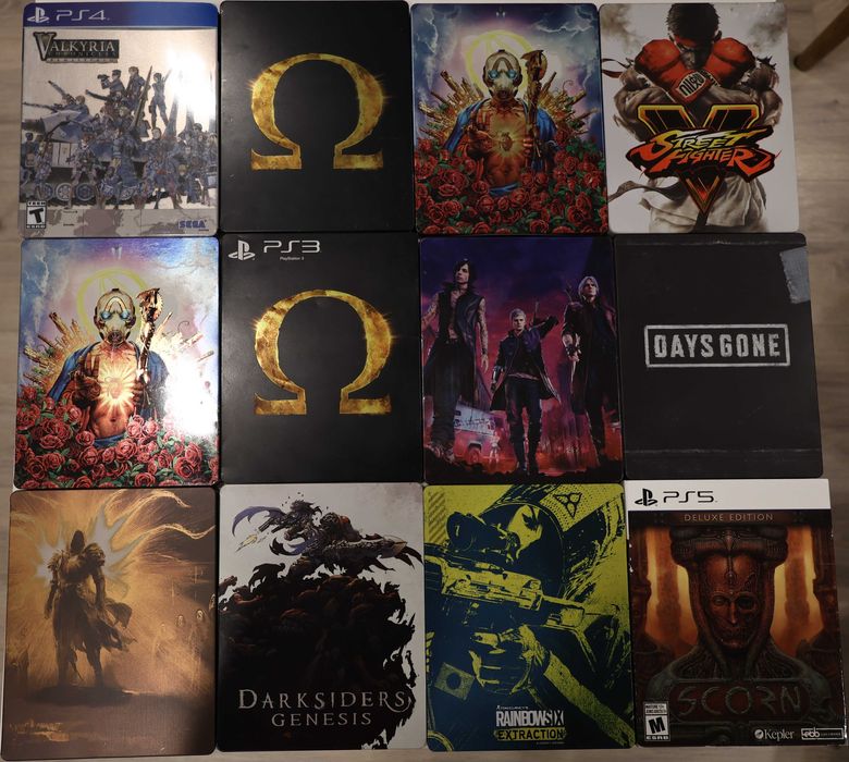 Комплект стілбуків (steelbook) PS4, PS5, Xbox One: 25 000 грн. - Ігри ...