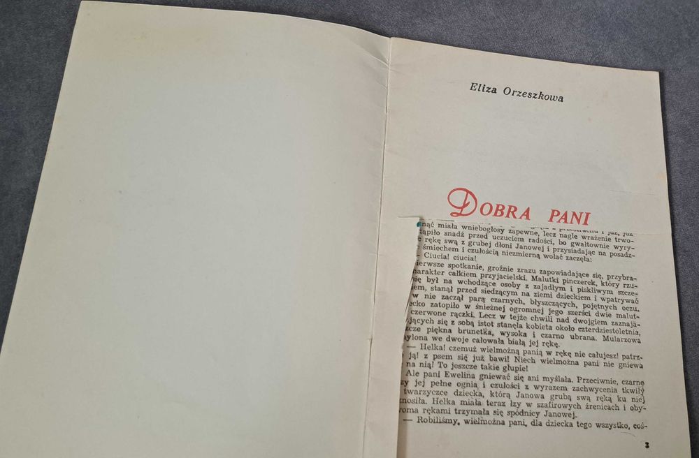 Dobra Pani"Eliza Orzeszkowa PRL Konin • OLX.pl