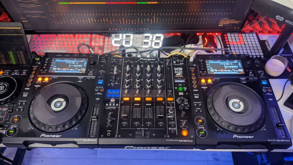 Konsola DJ PIONEER X2 CDJ 900 NEXUS + DJM 900 NEXUS (+case) Okazja ...