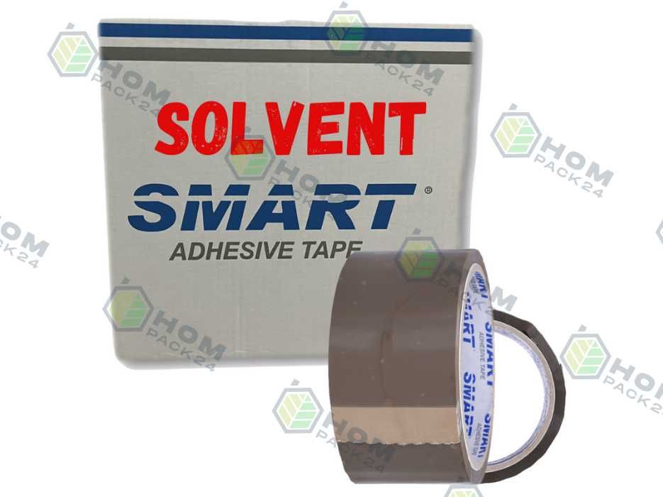 TAŚMA PAKOWA SOLVENT kauczuk 571/SM03 brązowa SMART 1szt. Radom • OLX.pl