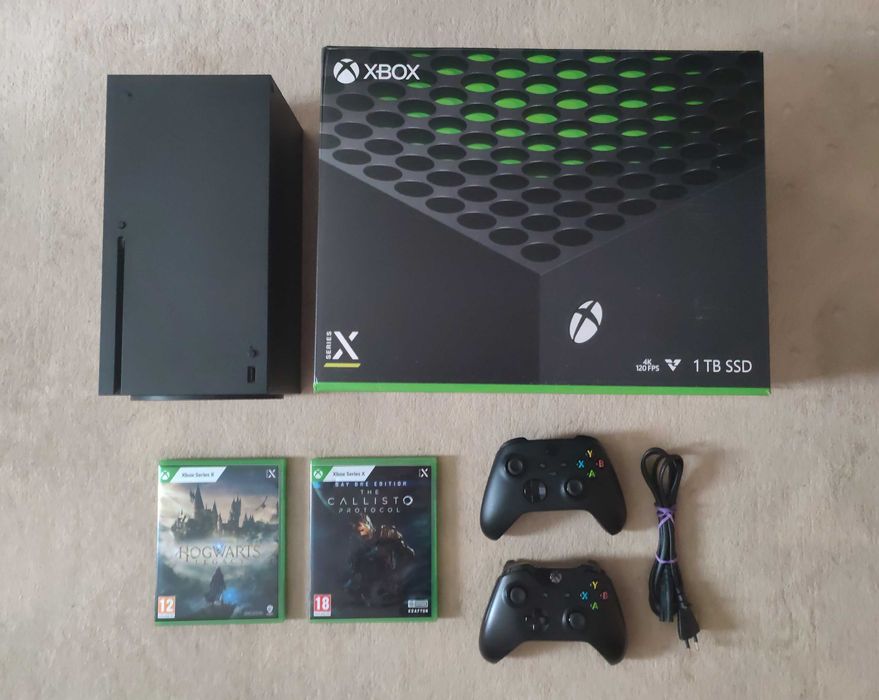 Konsola Xbox Series X 1TB 2x PAD 2x GRA Komplet Stan Idealny Wwa ...