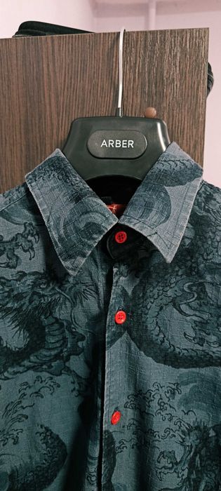 Чоловіча сорочка 52 Greek Street (London) з драконами. Розмір L: 300 ...