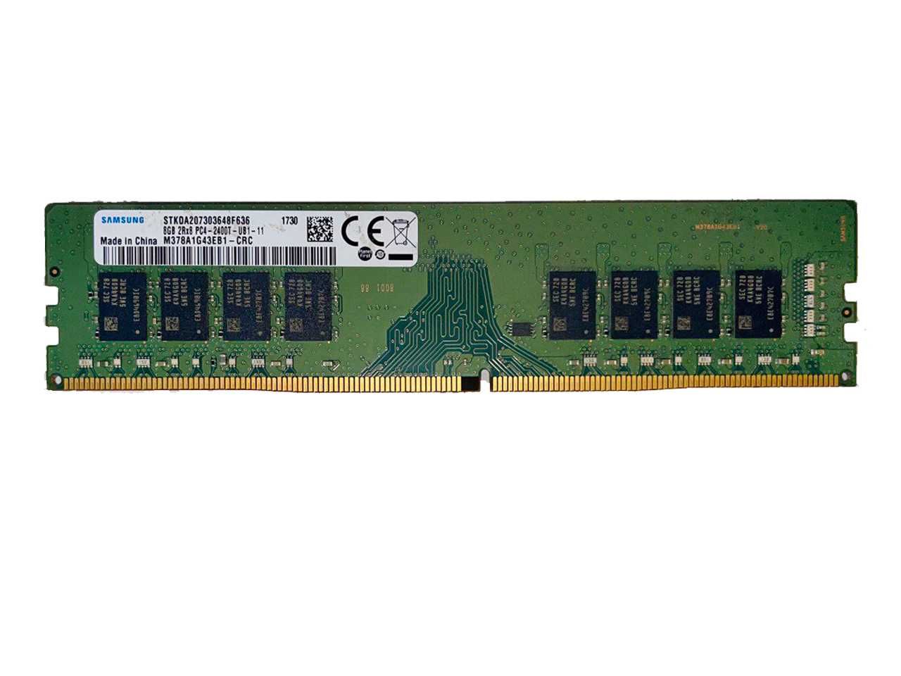 Оперативная память Samsung 8 GB DDR4 2400 MHz M378A1G43EB1-CRC: 599 грн ...