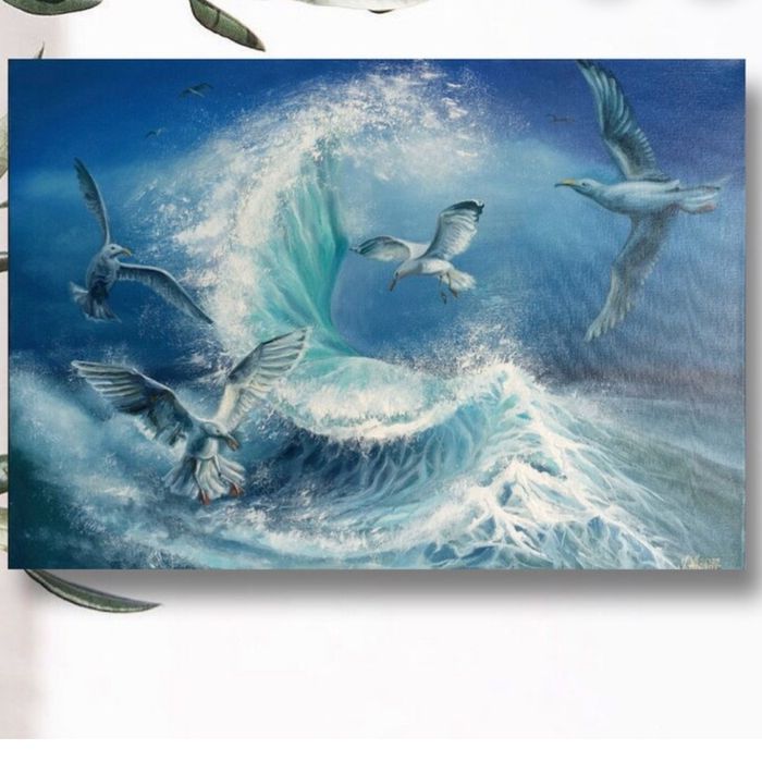 Картина масло Живопис Морське 3 200 грн Живопис Здолбунів на Olx