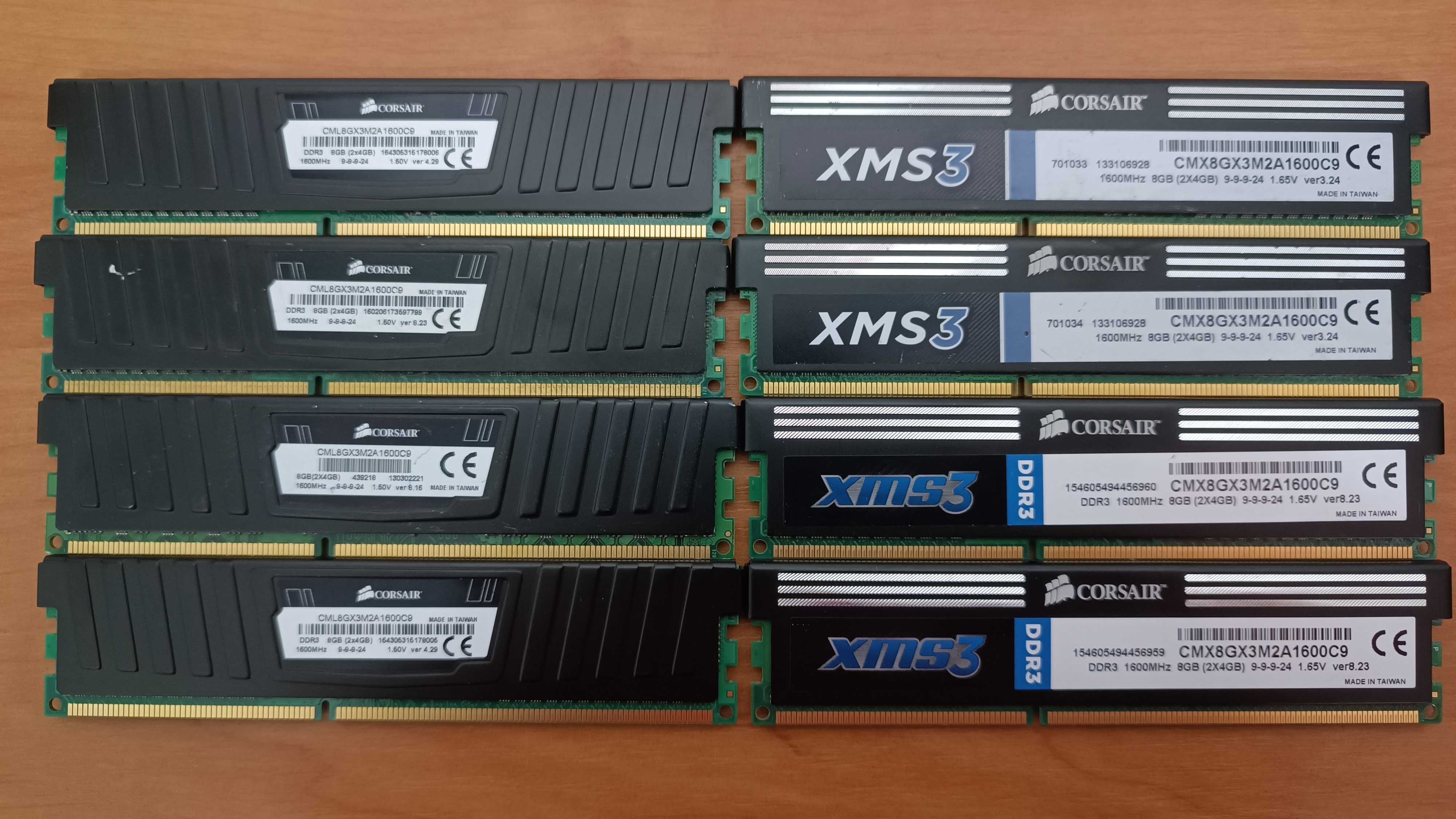 Оперативная память Patriot Corsair DDR3 4GB 1600 12800 ДДР3 4ГБ: 149 ...