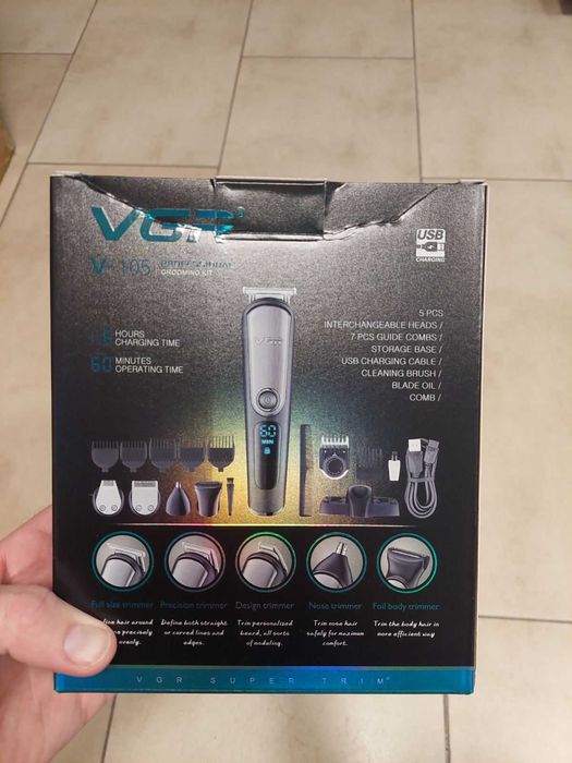 Машинка для стрижки волосся носа бороди тример VGR V-105 бритва: 699 грн. - Бритви, епілятори ...