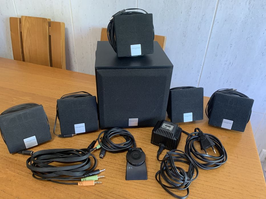 Creative inspire 5100- 5.1 speakers Ferreiras • OLX Portugal