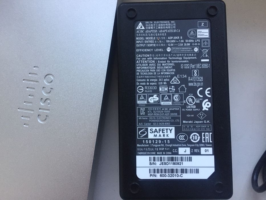 Межсетевой экран Cisco Meraki mx67: 10 000 грн. - Периферійні пристрої ...