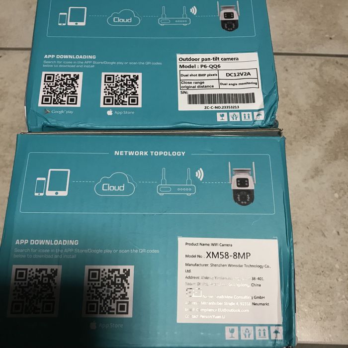 Новинка P6-QQ6 Icsee 8mp камера відеонагляду вулична відеокамера 8mp: 1 185 грн. - Інша ТВ ...