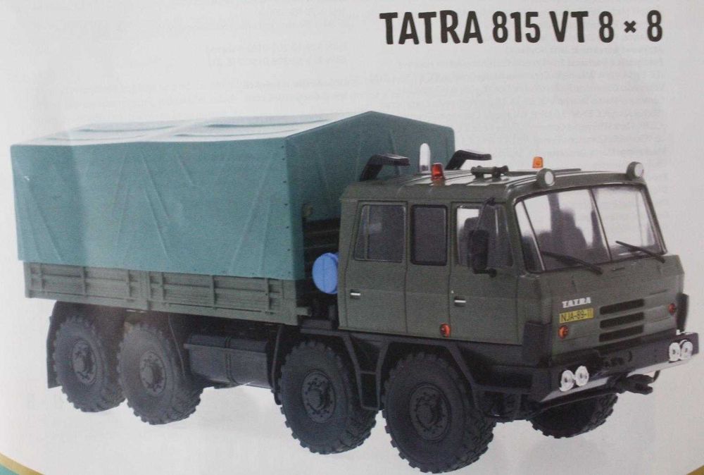 TATRA 815 8x8 - NOWY - Kultowe Ciężarówki PRL - Nr 84 - Deagostini ...