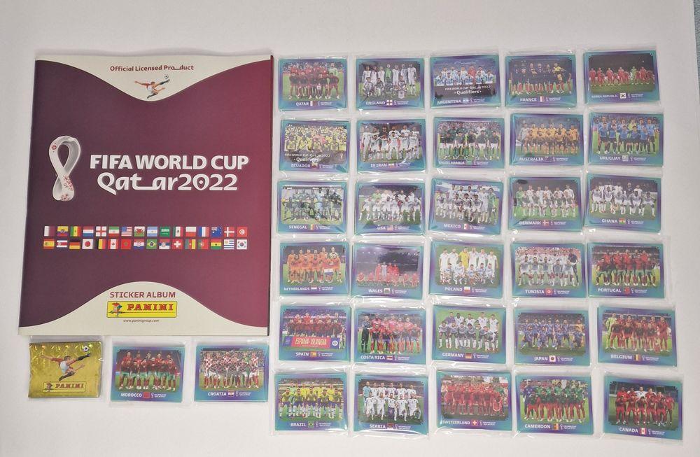 Caderneta Completa por colar Mundial do Catar Santo Adrião De Vizela ...