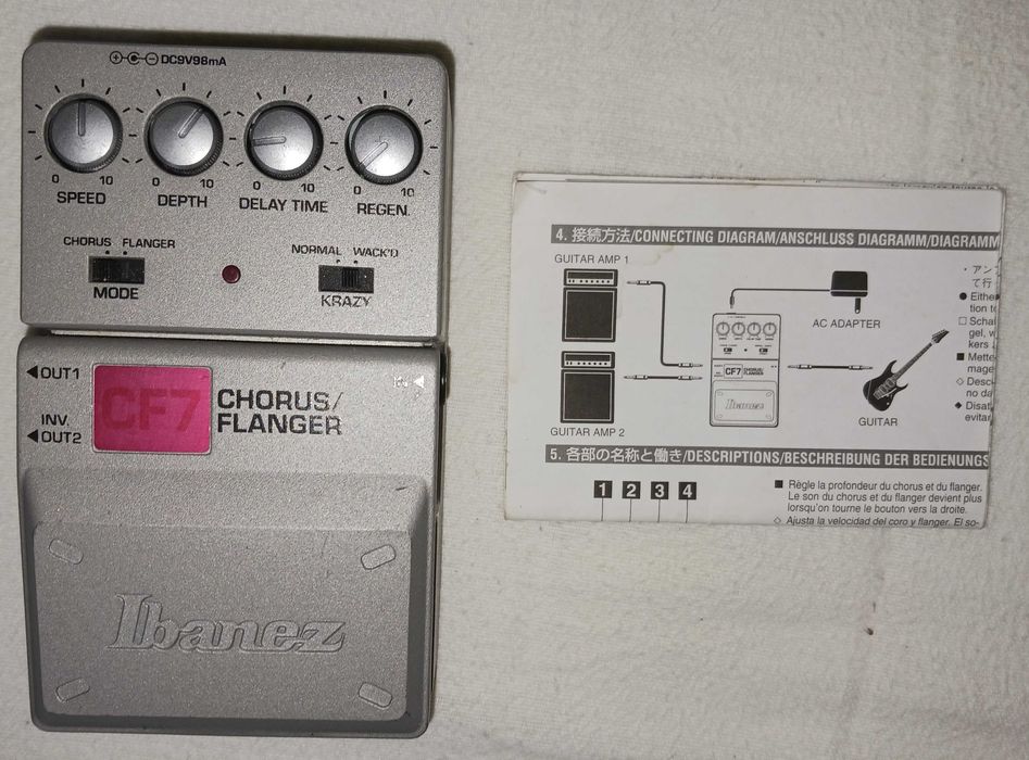 Pedal Ibanez chorus/flanger Costa Da Caparica • OLX.pt