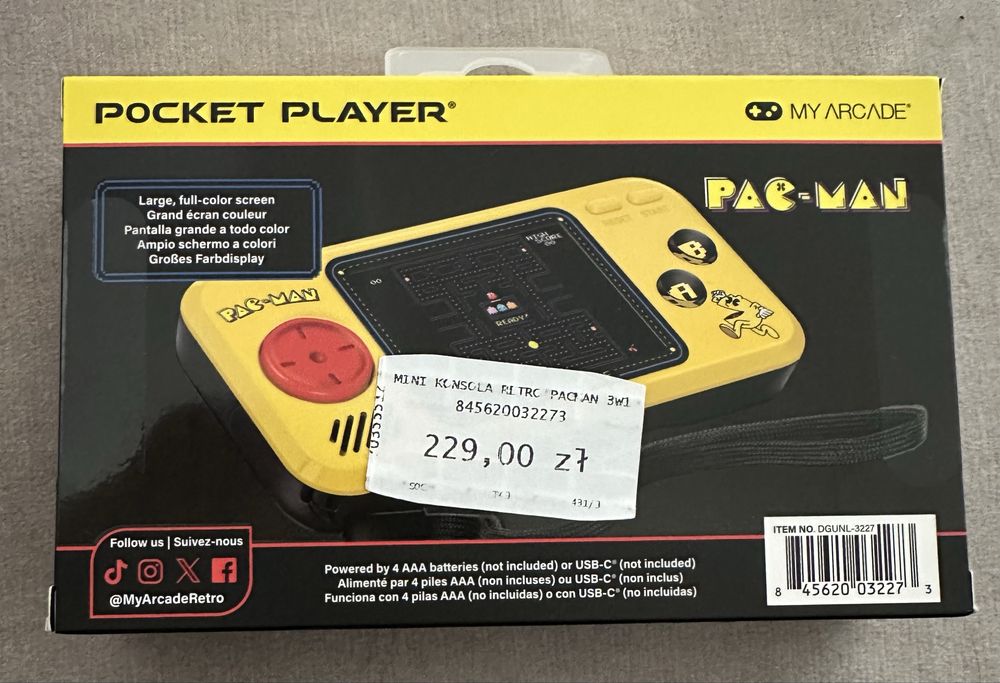 Okazja ! PAC-MAN mini konsola retro 3w1 Bielsko-Biała • OLX.pl