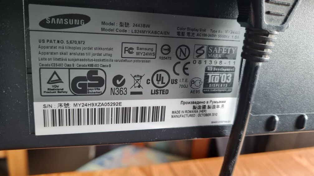 Новый монитор 27 дюймов Samsung C27F390: 1 800 грн. - Монітори Дніпро ...