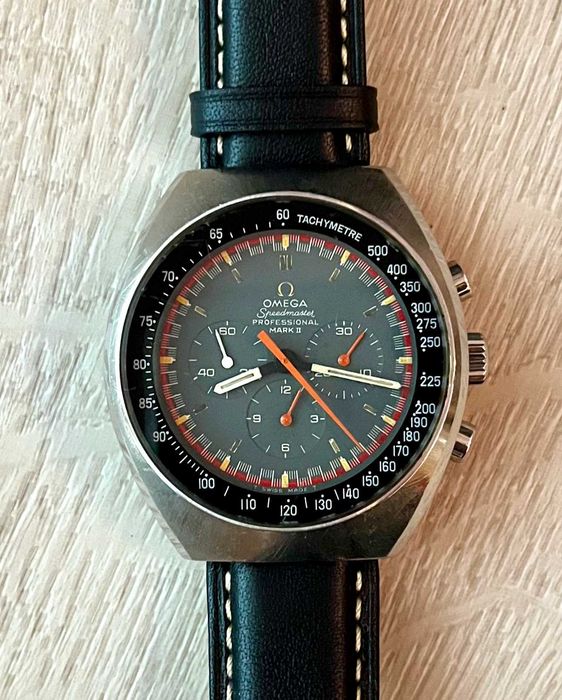 Relógio Omega Speedmaster Mark II "Racing Dial" de 1969. Ótimo estado ...