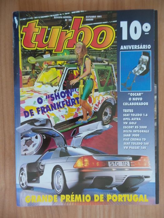 Revista Turbo N.º 121 de Outubro/91 Parque das Nações • OLX.pt