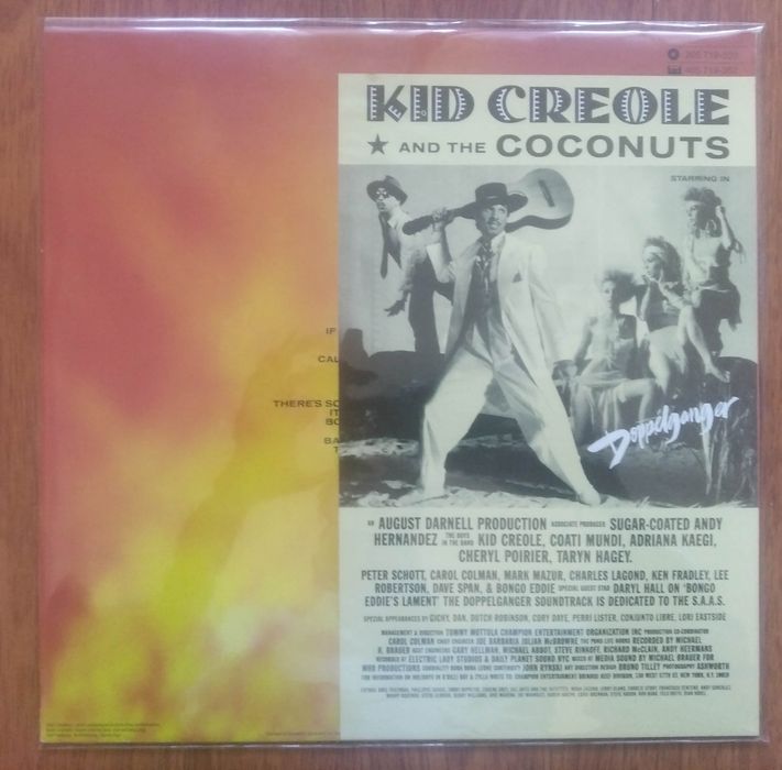 Kid Creole and The Coconuts disco de vinil "Doppelganger" Campo De ...