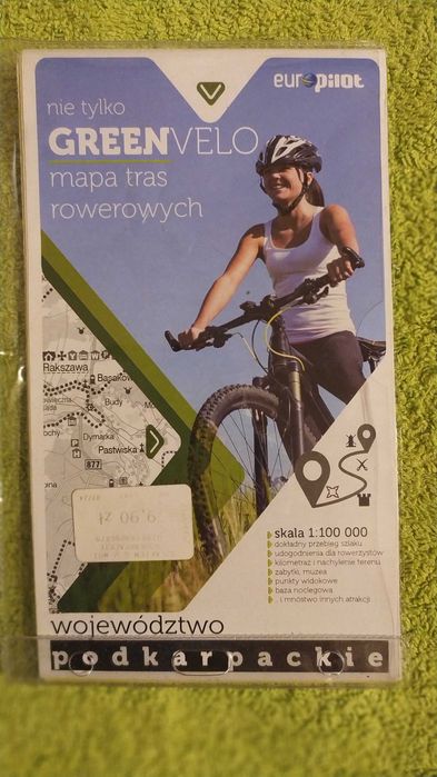 Mapa rowerowa szlak Green Velo Podkarpackie Warszawa Ursus • OLX.pl