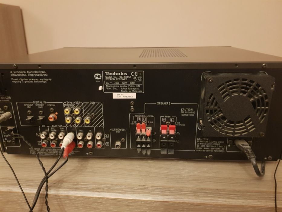 Technics av control receiver SA-DX750 control stereo wzmiacniacz sprze Giżycko • OLX.pl