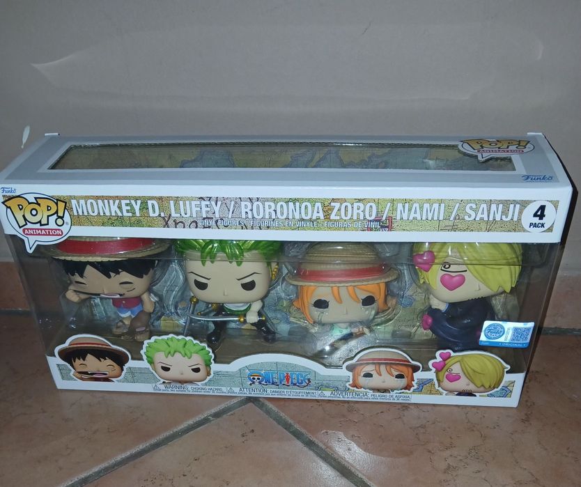 Monkey D. Luffy, Roronoa Zoro, Nami, Sanji - 4 pack One Piece Funko ...