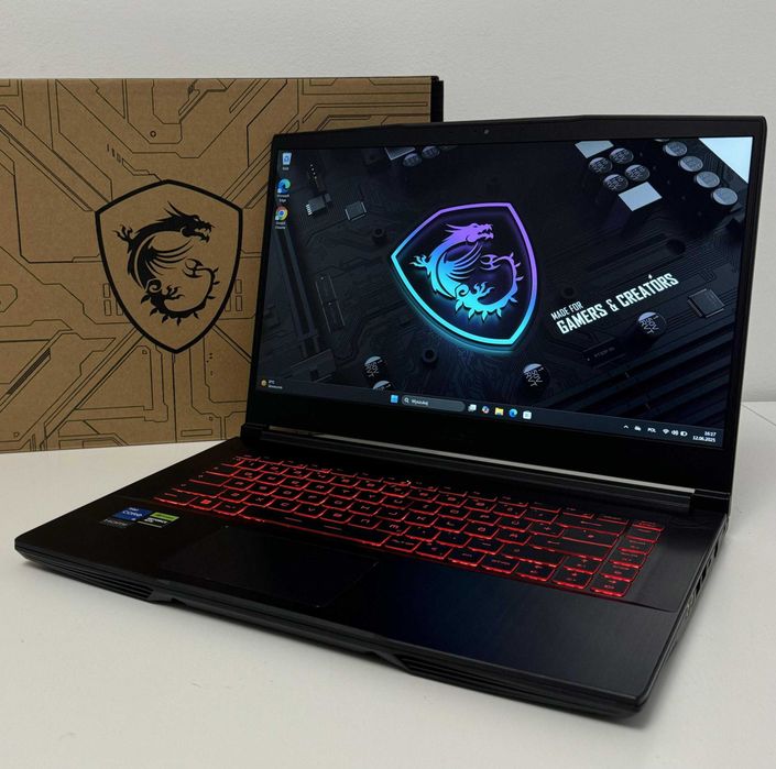 Gamingowy laptop Msi Jak nowy I5 12450H rtx 3050 Wrocław Stare Miasto ...