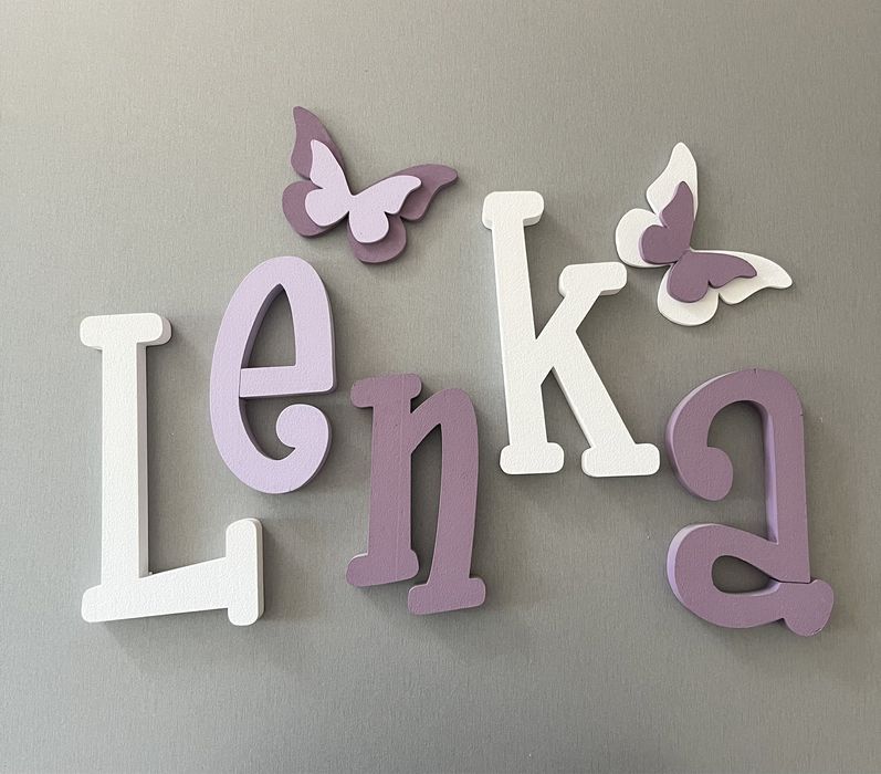 Napis literki LENKA na ścianę Rzeszów • OLX.pl