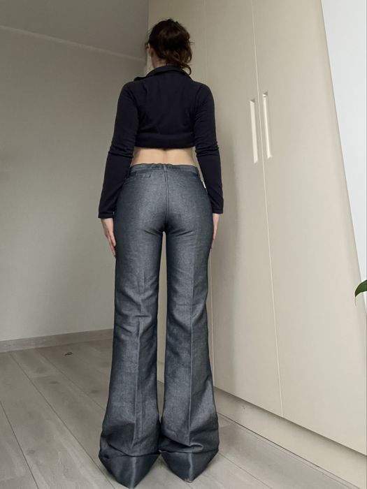 Брюки джинсы винтаж клеш bootcut 36 38 2000s 90s средняя талия flared ...