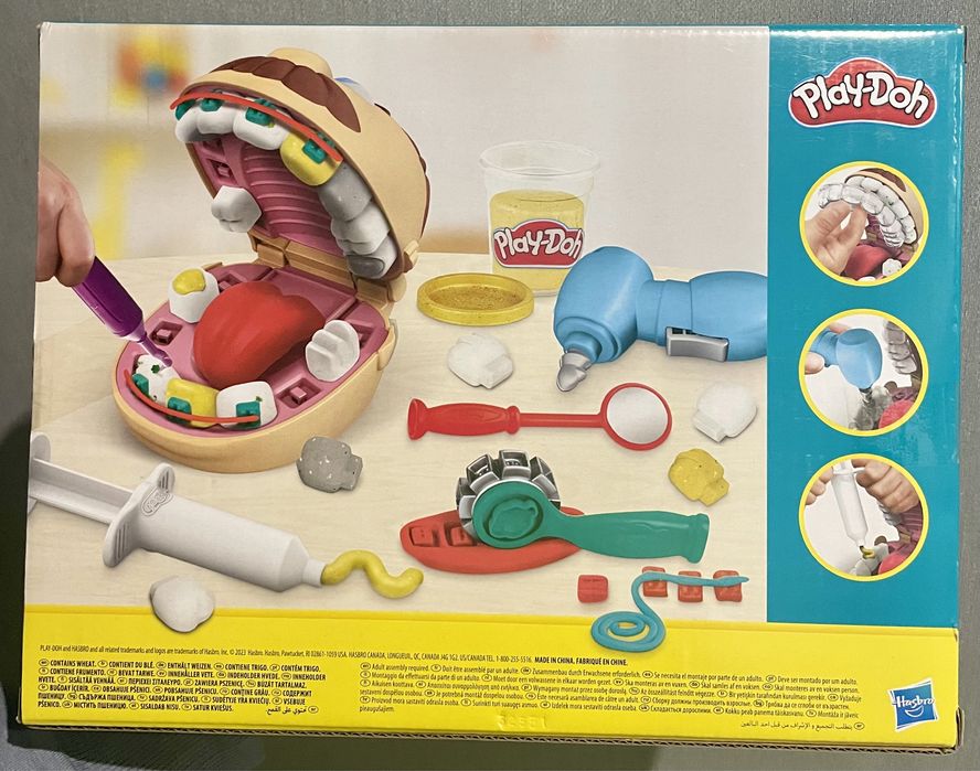 Плей до пластилін зубастік зубастик Play Doh стоматолог: 690 грн ...