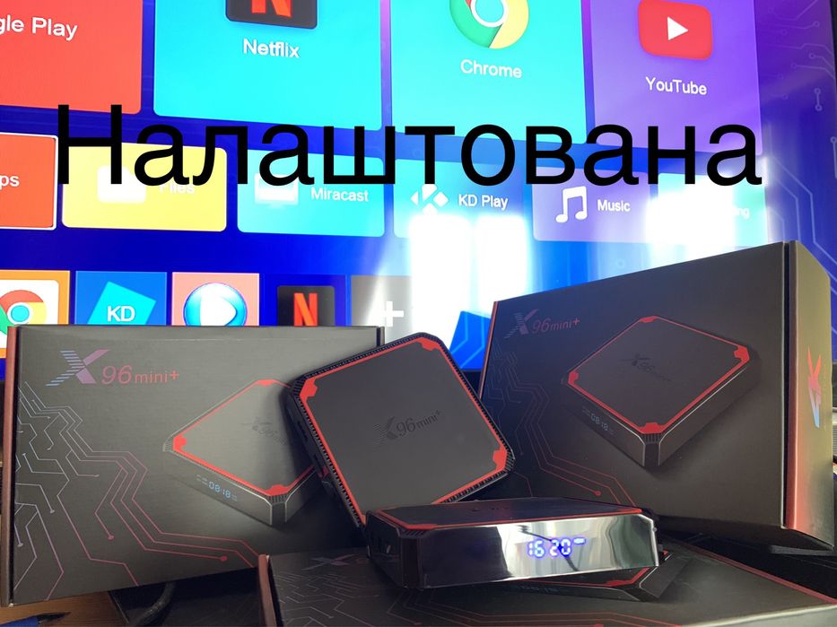 ⫸Smart TV НАЛАШТОВАНА X96 Mini Plus 2GB/16г Android 9 СмартТВ Андроїд: 850 грн. - Інша ТВ ...