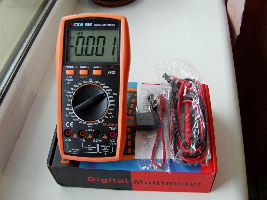 Мультимeтр VICTOR 88B TRUE RMS + cтрумові кліщі VC3266.: 980 грн ...
