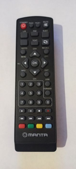 Pilot do dekodera Manta DVBT017 DVBT018 DVBT019 DVBT022 Wszembórz • OLX.pl