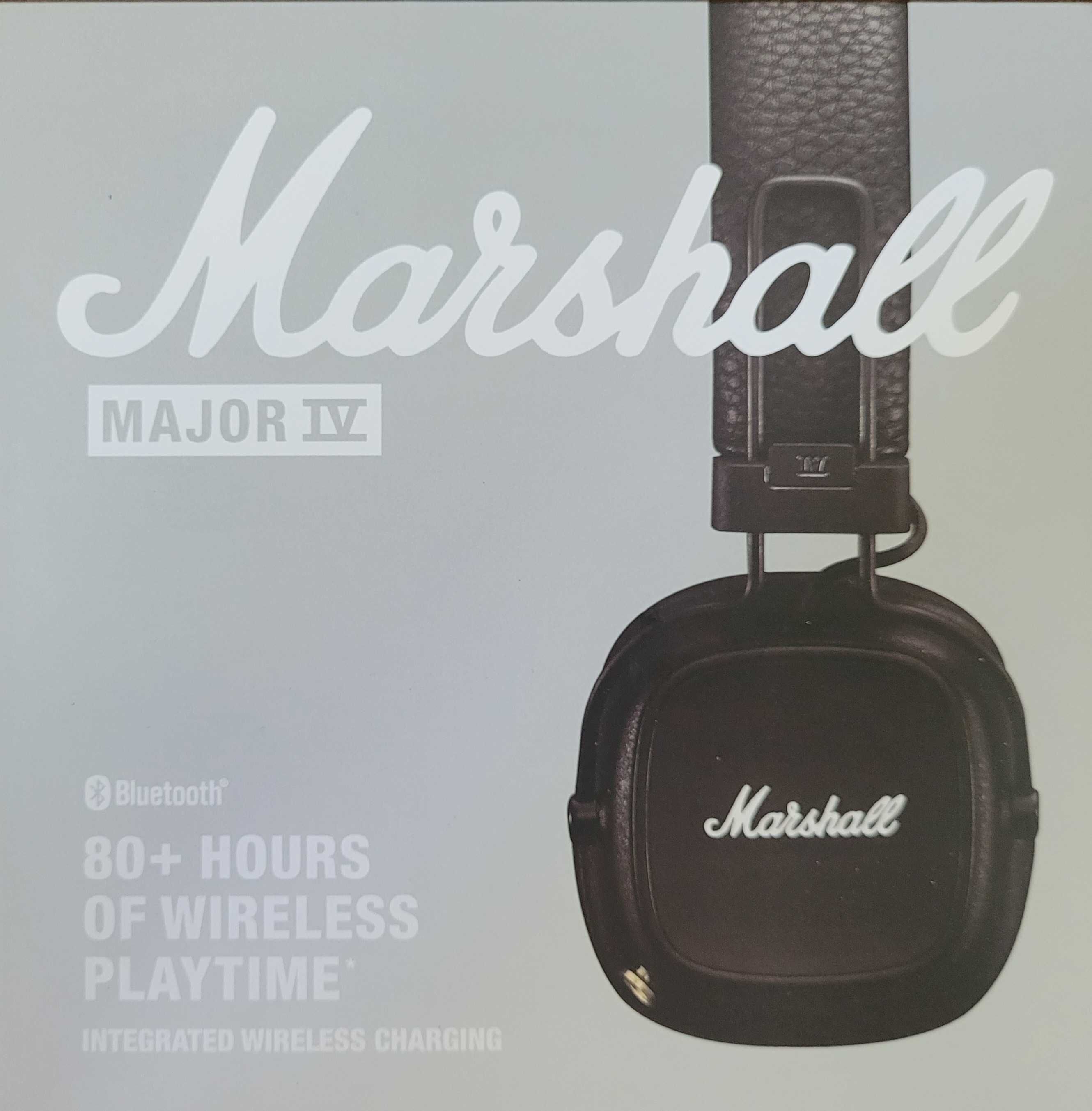 Marshall major IV 4 Маршал оригінал чорні навушники нові bluetooth: 4 ...