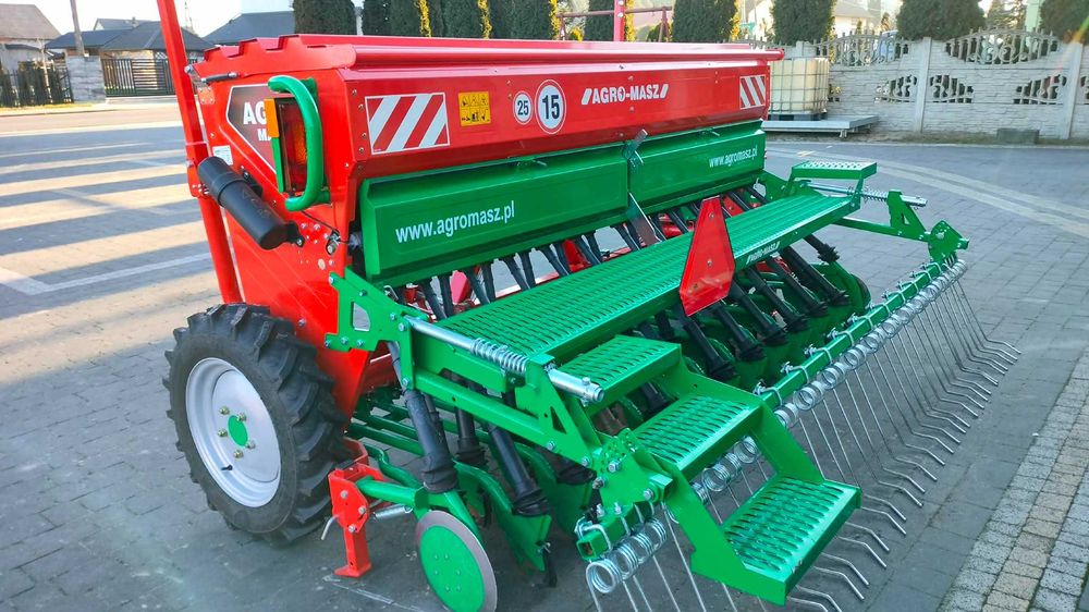 Siewnik zbożowy AGRO-MASZ SR-300 z 2020 roku jak nowy. Łuków • OLX.pl