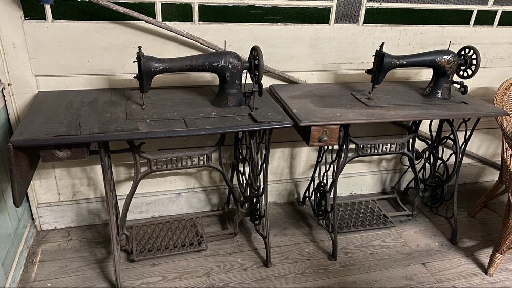 Máquina de costura Singer antiga para restauro Custóias, Leça Do Balio ...