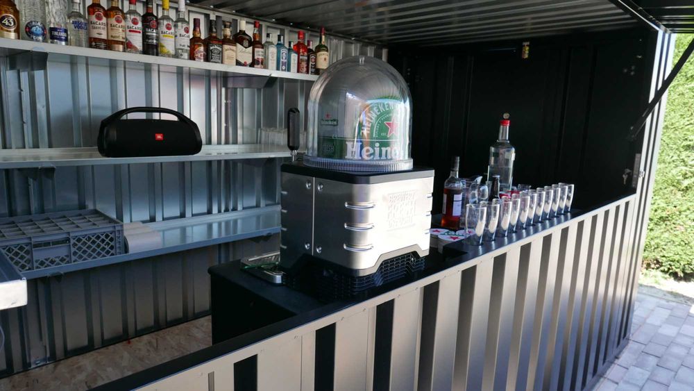 Contentor de Bar Preto - Para Garrafeiras Personalizadas. À venda ...