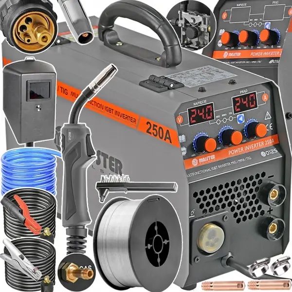 Інверторний зварювальний апарат MIGOMAT MIG MAG MMA 250A Majster Polsk ...
