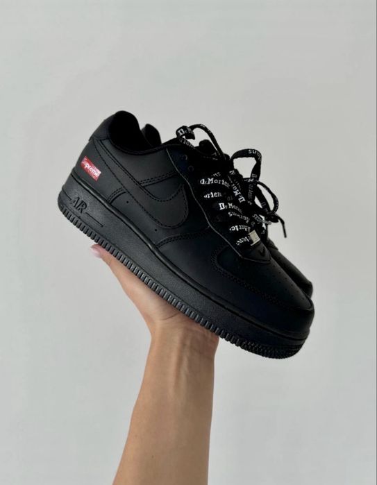 Nike Air Force 1 Low Supreme Black: 1 999 грн. - Кросівки для міста ...