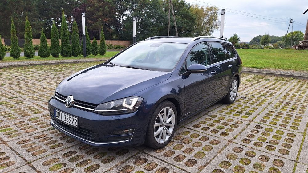 Volkswagen Golf 7 Highline Kombi, DSG,hak,webasto,masaże, DLA Milicz ...