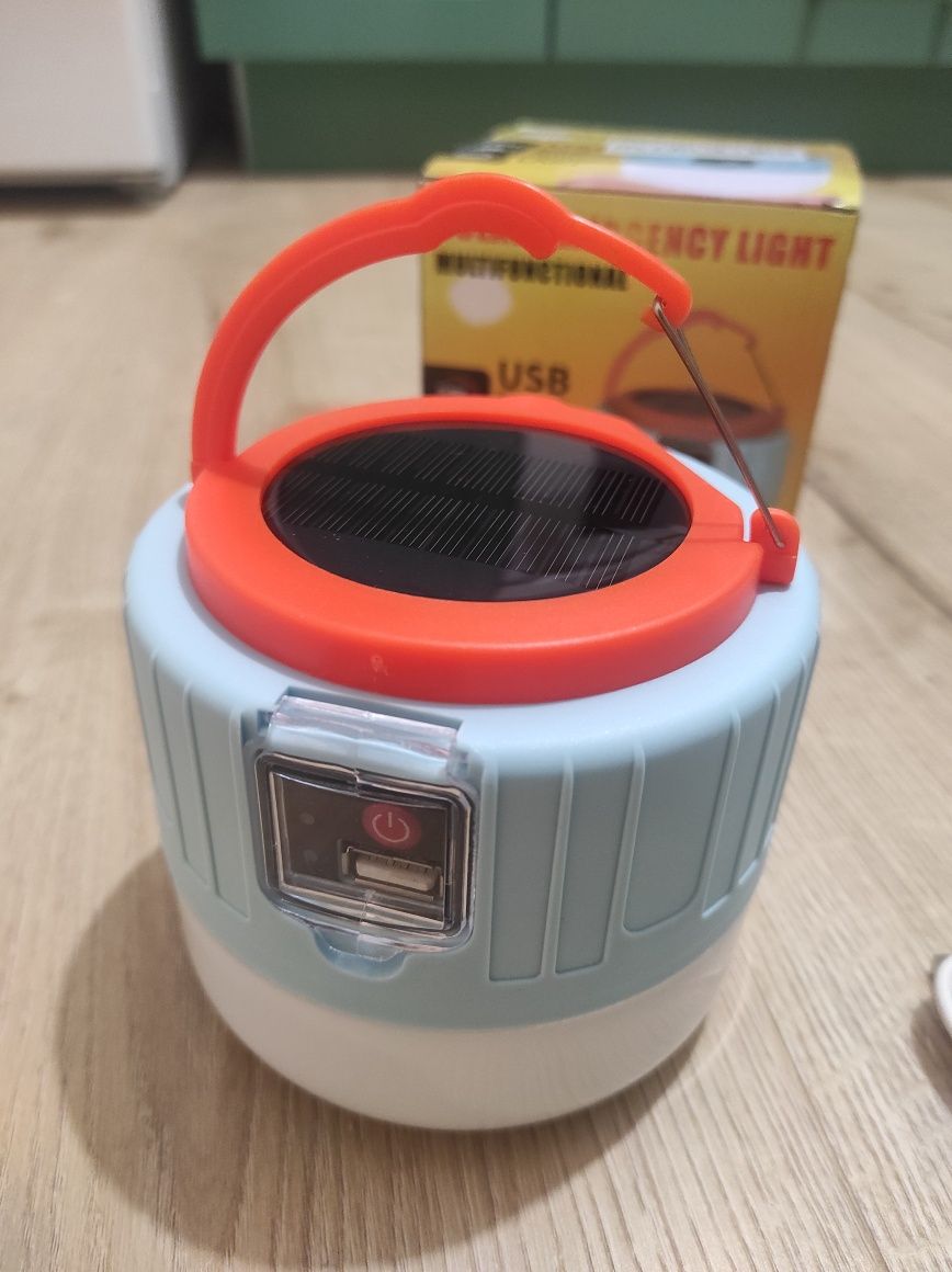 Led лампа акумуляторна з пультом, usb та сонячною батареєю: 349 грн ...