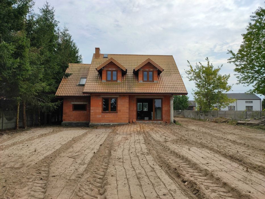 Dom w stanie surowym zamkniętym Scibiorów woj. łódzkie 27km od Łodzi Ścibiorów • OLX.pl