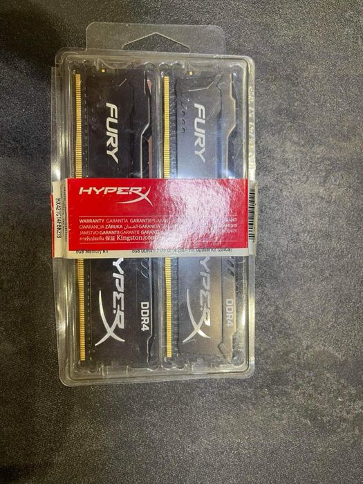 Kingston HyperX Fury DDR4 4Gb * 2 (8gb): 600 грн. - Комплектуючі та аксесуари Івано-Франківськ ...