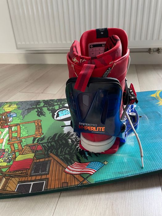 Wakeboard Slingshot Terrain 140 + Hyperlite AJ Boots + bindings-zestaw ...