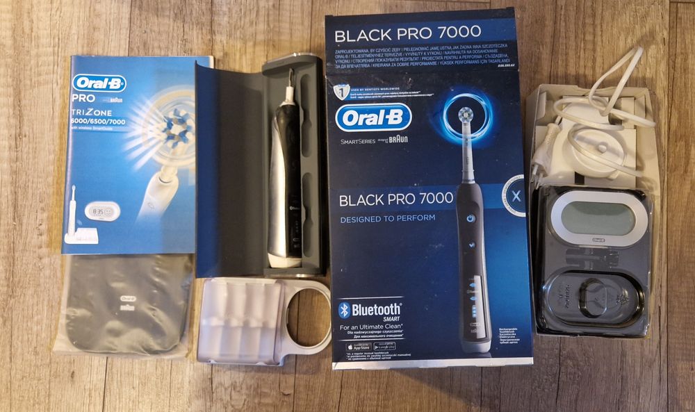 Szczoteczka elektryczna Braun Oral B Black Pro 7000 Kraków Krowodrza • OLX.pl