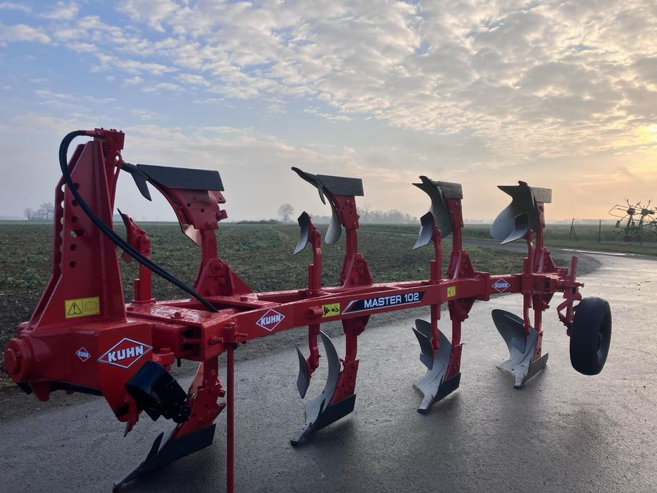 Kuhn master 3+1 !! Okazja !! Plug obrotowy 4 overum lemken kverneland ...