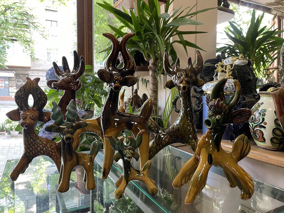 Статуэтки СССР майолика обливная керамика Васильков Проторьевы 4 500 грн Колекціонування