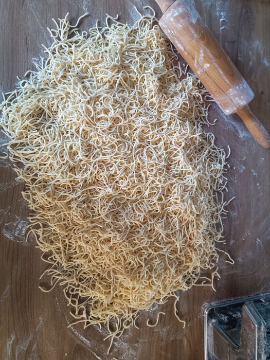 Makaron domowy z jaj kurzych z wolnego wybiegu Siąszyce Trzecie • OLX.pl