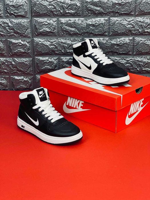 Кросівки чоловічі Nike хайтопи Натуральна Шкіра! Кроссовки Найк 35-45: ...