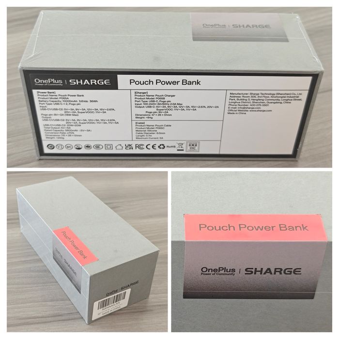 OnePlus Sharge 3-in-1 (10000 mAh, PD 40W, SUPERVOOC 55W) – Нові, ориг ...