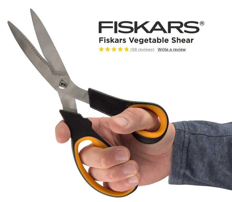ОВОЧЕВІ НОЖИЦІ Fiskars Vegetable Shear фіскарс для сбору урожаю: 499 грн. - Садовый инвентарь ...